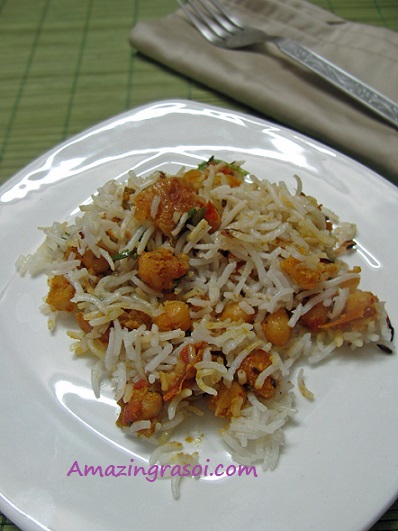 AmazingRasoi: Chole/Chana Biryani