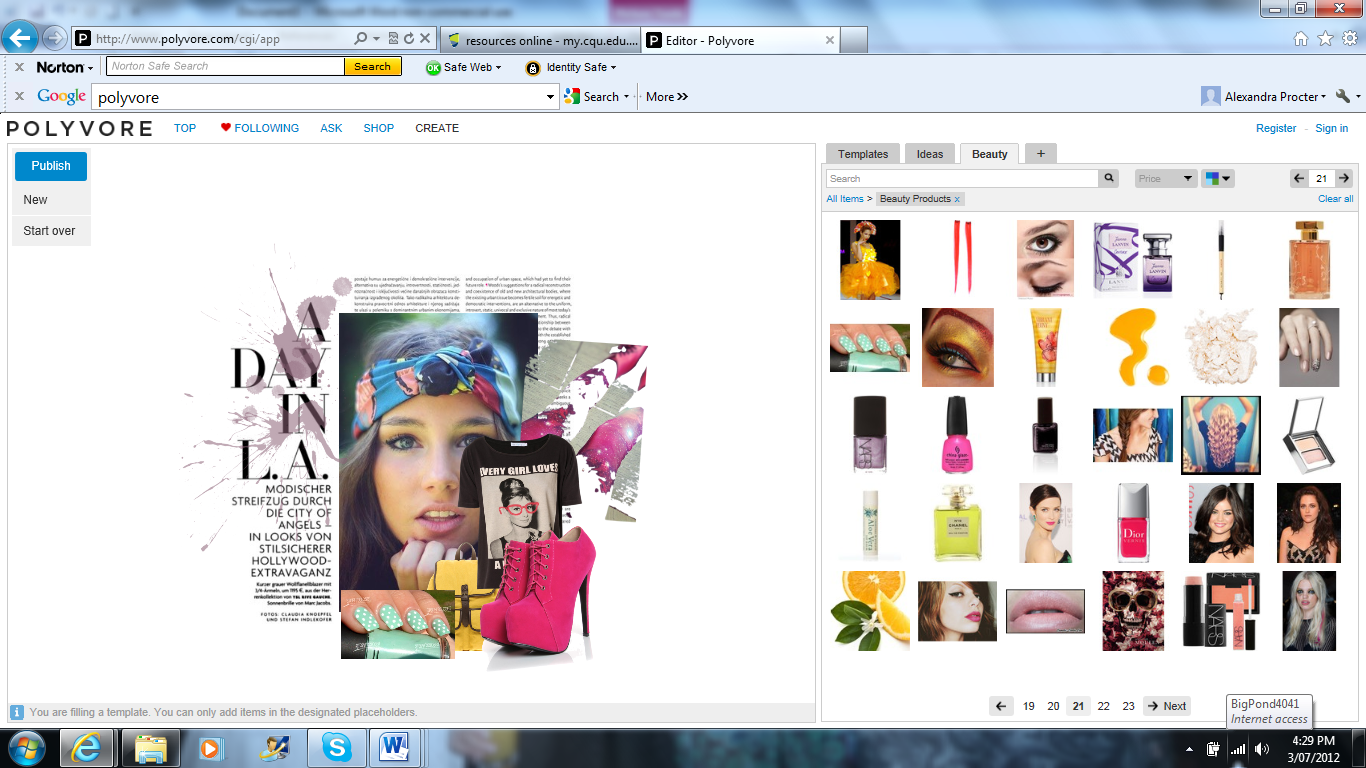 Passion for Fashion : Mood Board Examples