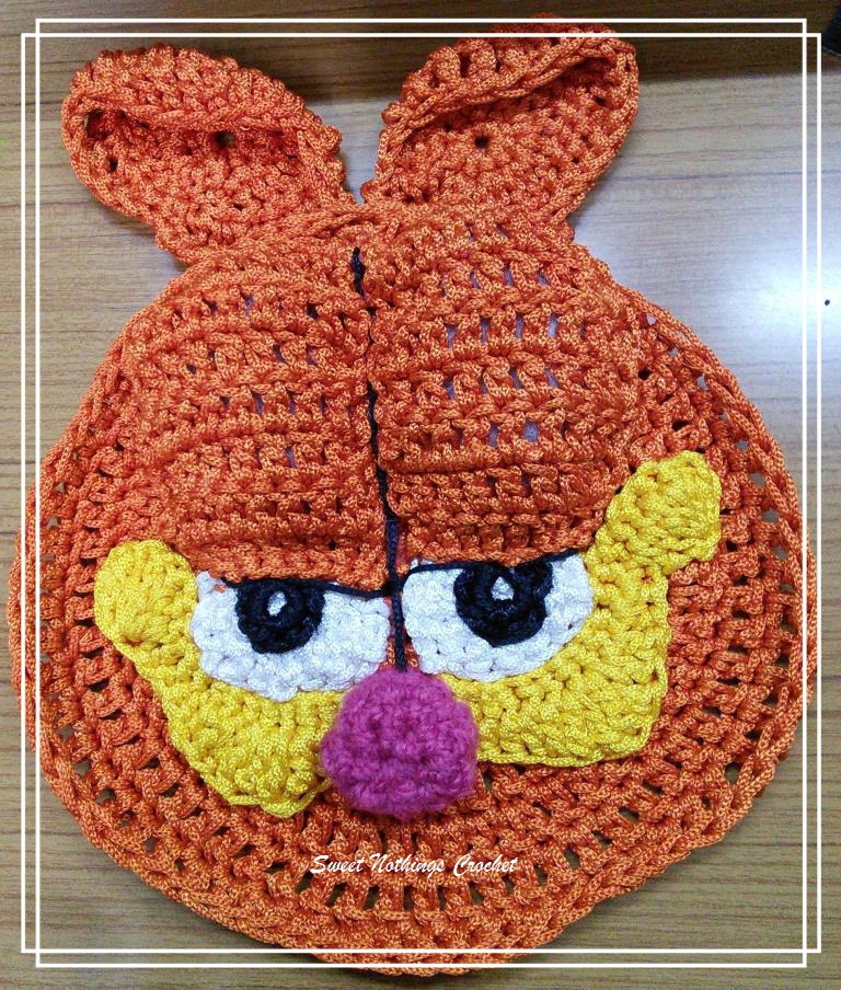 Sweet Nothings Crochet: GARFIELD INSPIRED SLING BAG