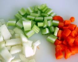 CIEN X CIEN GASTRONOMÍA: Tipos de corte: Brunoise, Mirepoix y Juliana