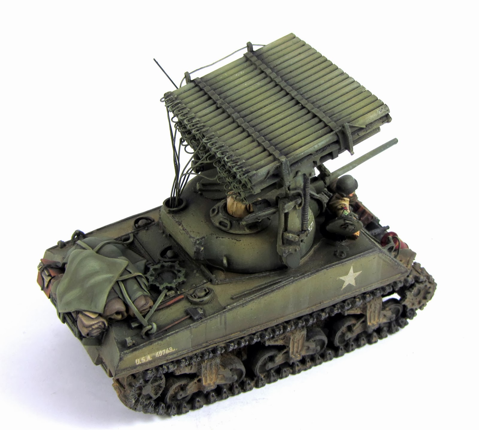 Troop of Shewe: The Historical Painting Service.: Sherman T34 Calliope