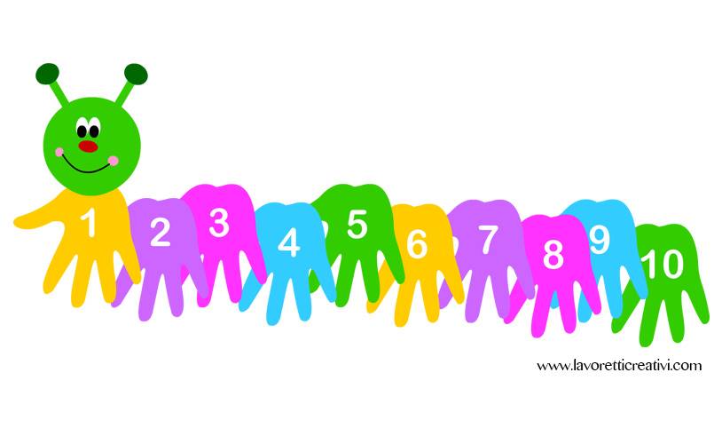 Ти да видиш ... аз, бавачката: Гъсеница - числа