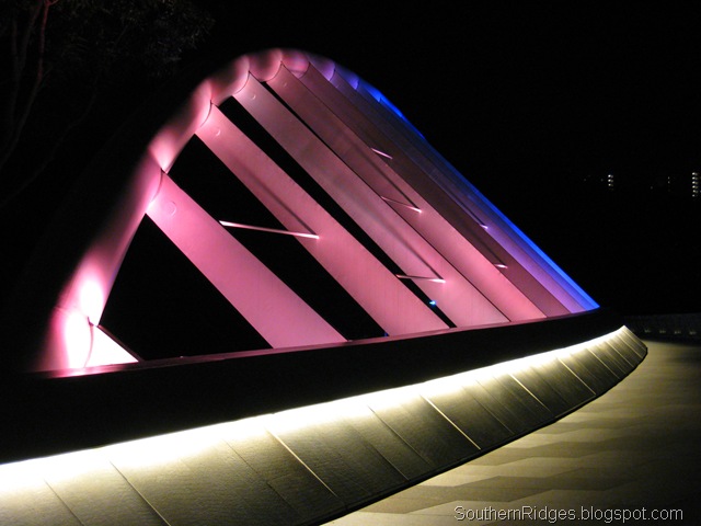 Alexandra Arch Day & Night scenes – Southern Ridges at night