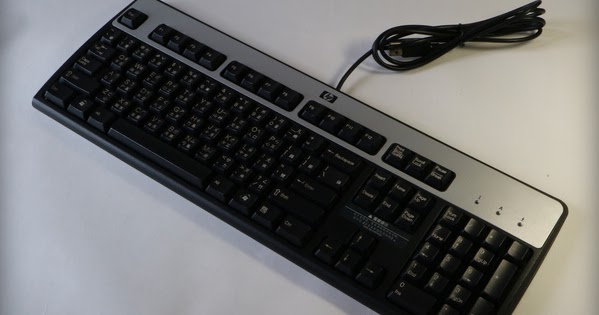 BugWorkShop - 甲蟲工作室: HP（惠普）SK-2885 USB 有線鍵盤 - 拆解（一）