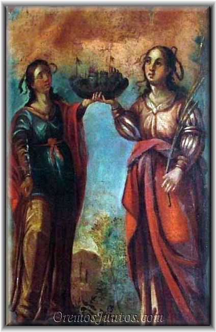 Vidas Santas: Santas Justa y Rufina, Mártires