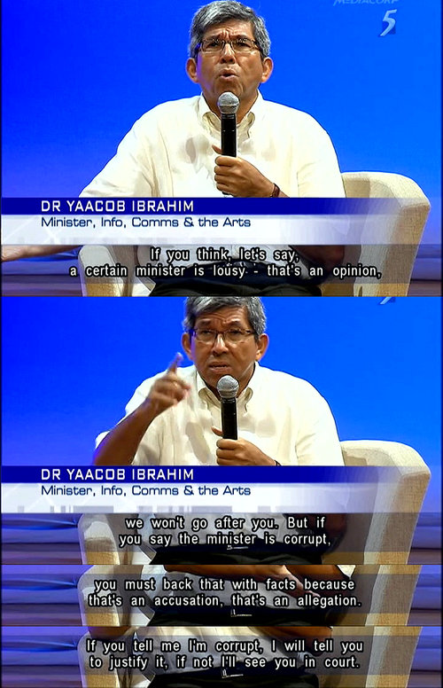 What Minister Yacoob Really Want | A Singaporean In Australia