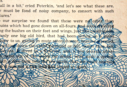 seventeen studios: book page art