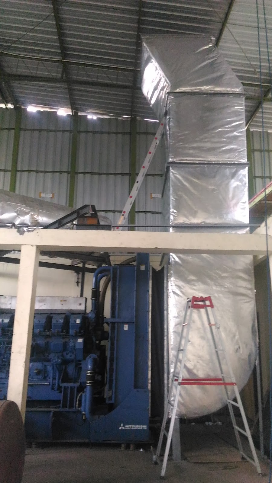 Jasa Instalasi Ducting Jogja,Solo: Pekerjaan Ducting Exhaust Radiator ...