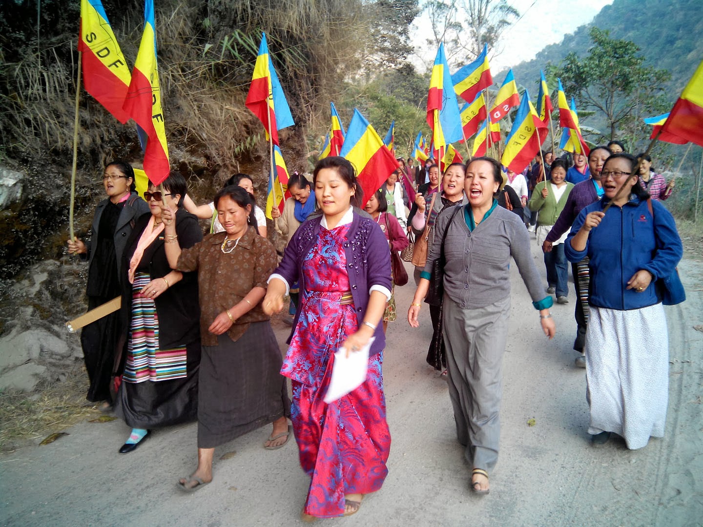 Sikkim NOW!: SDF Chelis from Dzongu pledge support to party