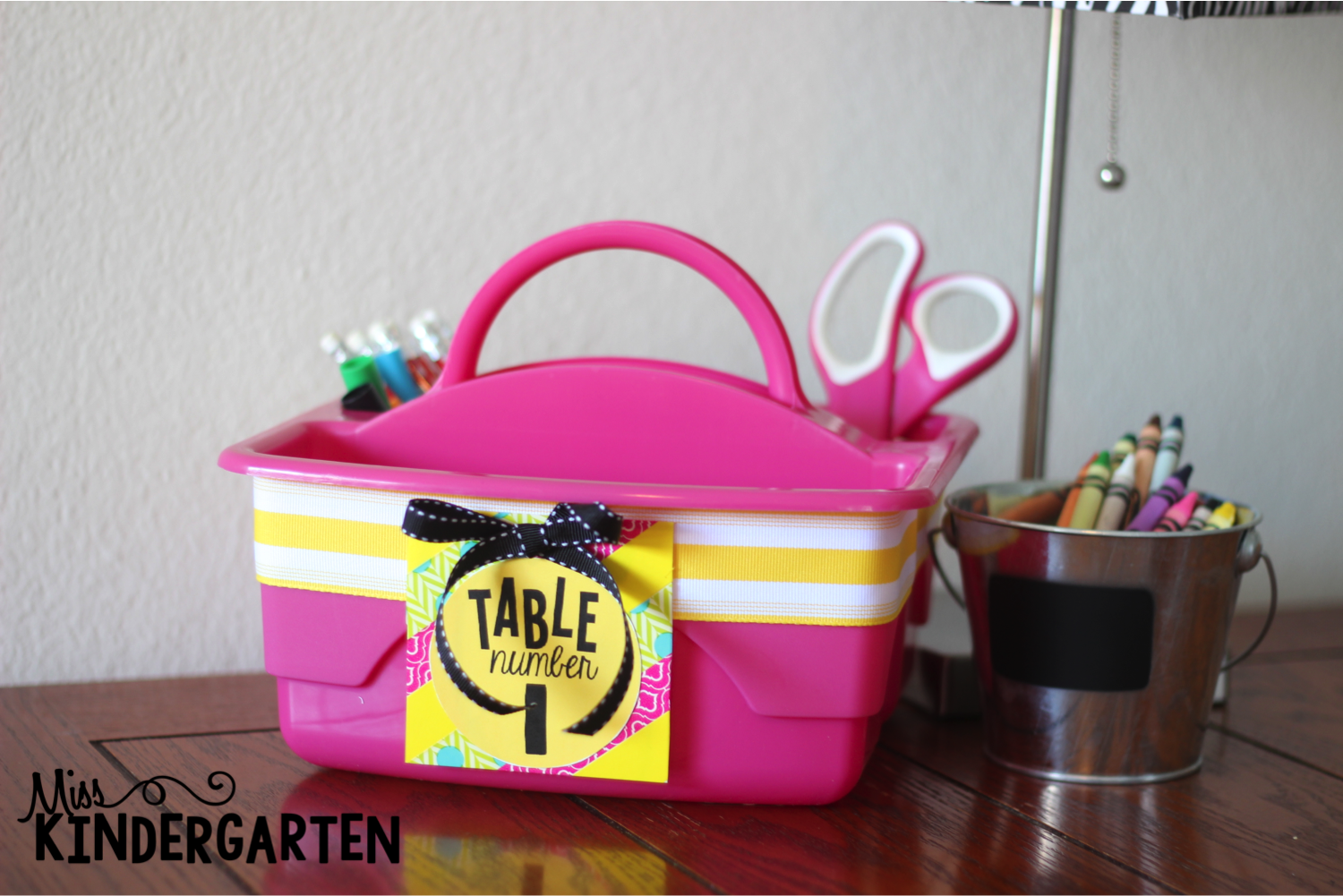 Decorating Table Caddies #makeamazing - Miss Kindergarten