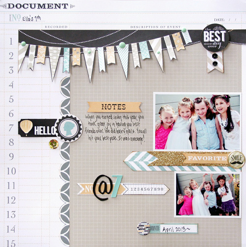 TERESA COLLINS DESIGN TEAM: At 7 Layout by Stacey Michaud