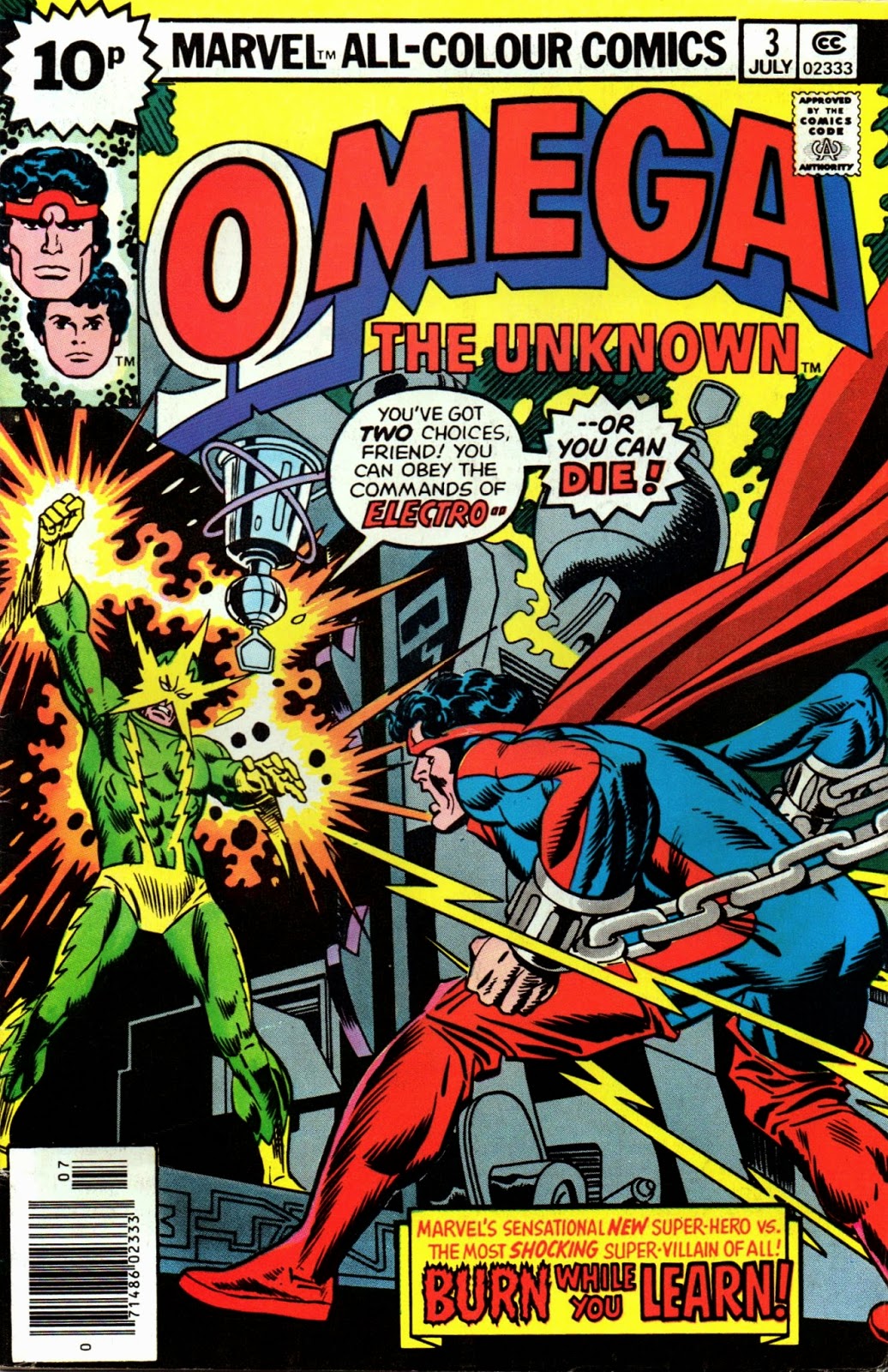 CRIVENS! COMICS & STUFF!: OMEGA THE UNKNOWN - WHO KNEW...?