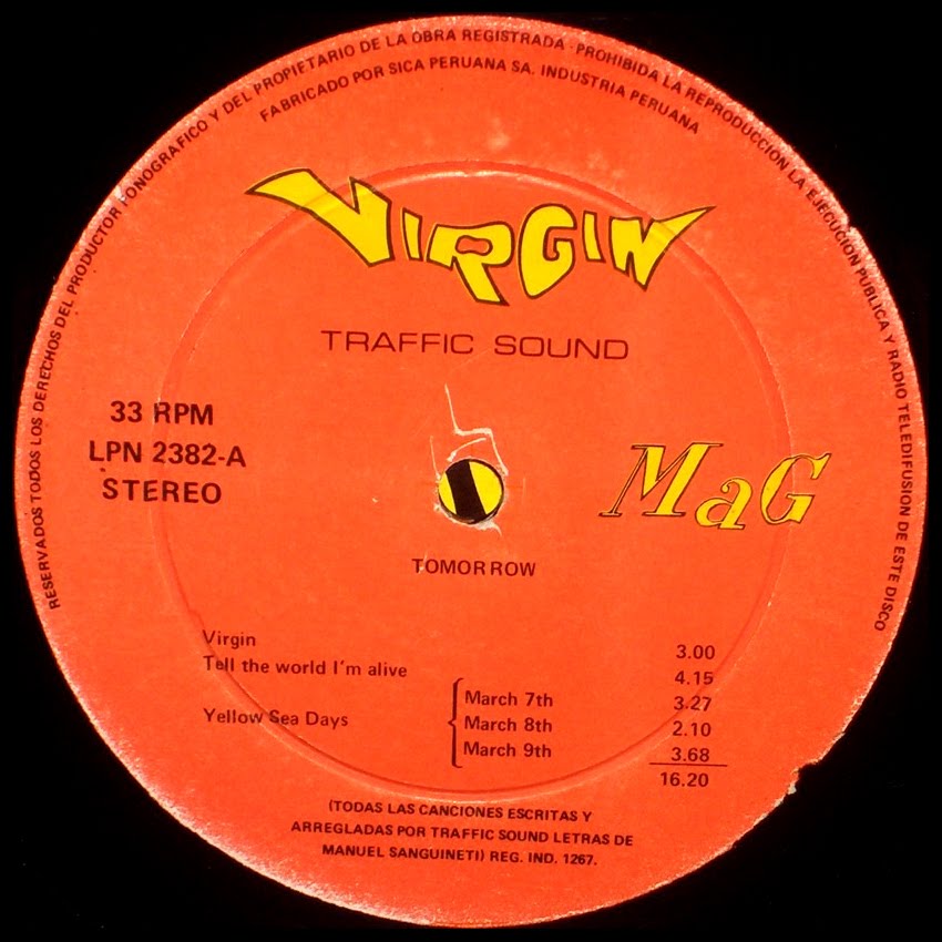 Rock Peruano (Imágenes): Traffic Sound (1968)