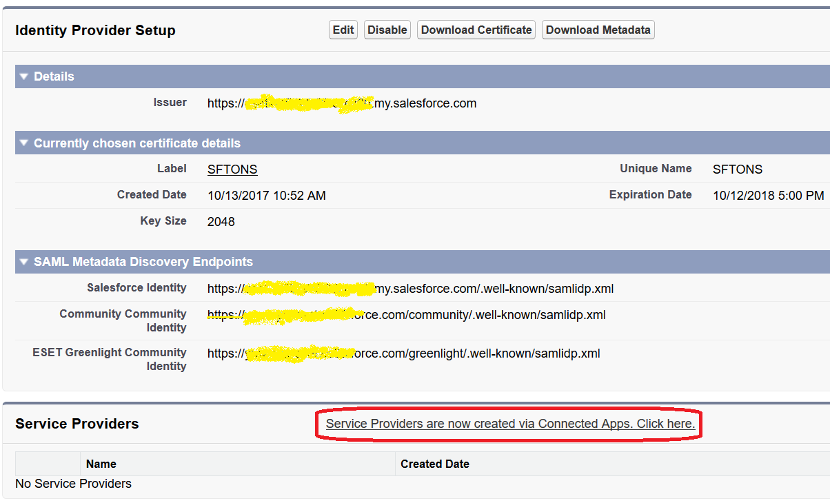 Salesforce Development & Configuration Tips: Single Sign-On - SFDC to ...