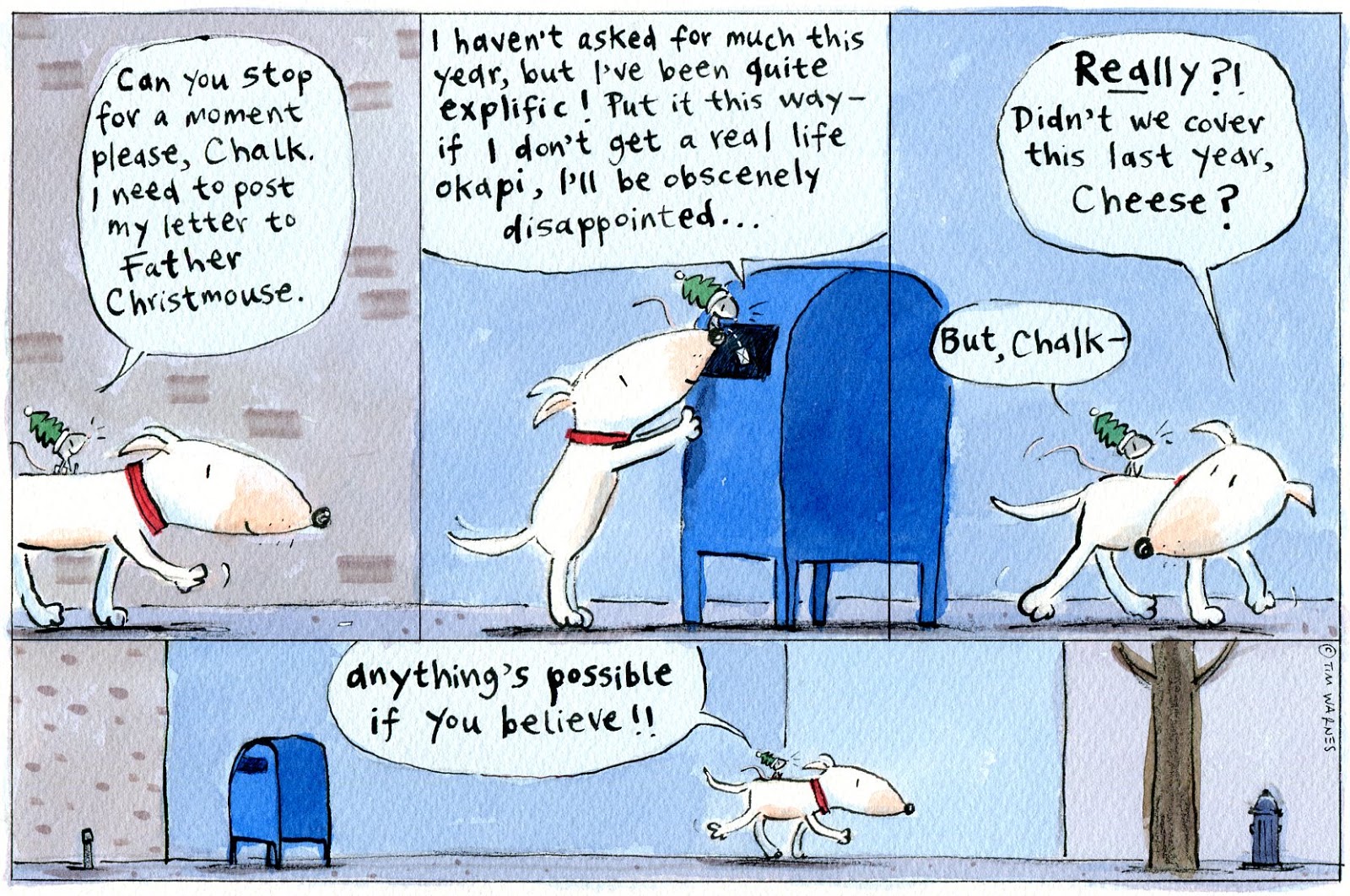 Chalk & Cheese Comics: December 2012