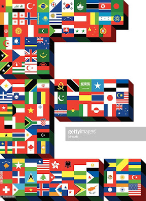 Heraldry of Life: ARTISTIC ALPHABET with Flags of the World