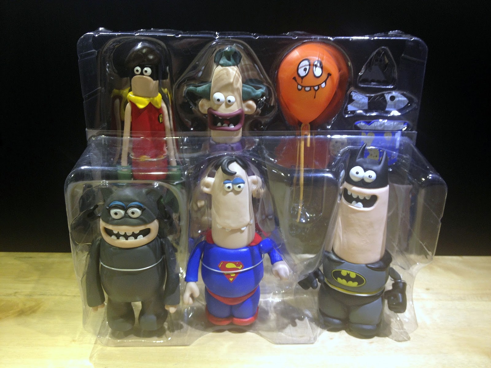 i - first person singular: Aardman DC Nation Action Figure Five Pack Set