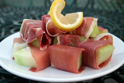 Melon with Parma Ham | 1000 Calorie Counted Recipes
