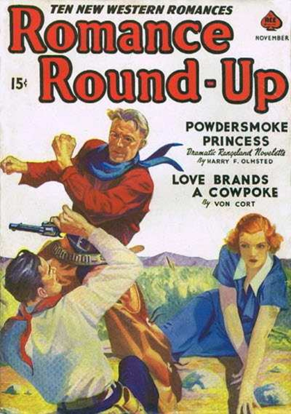 Rough Edges: Saturday Morning Western Pulp: Romance Round-Up, November 1939