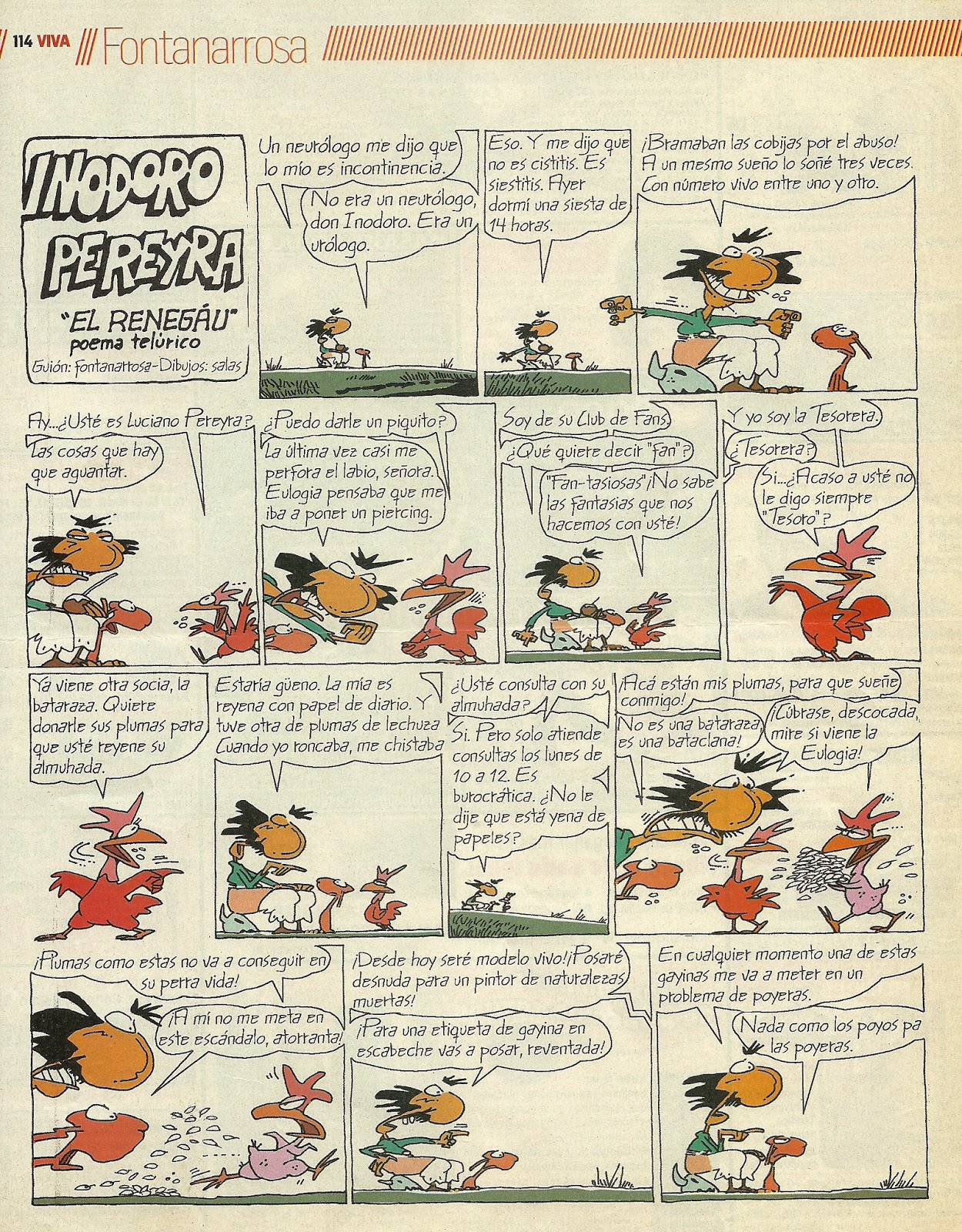 Don Patadon: Sábados de Fontanarrosa. Hoy: Inodoro Pereyra por Salas