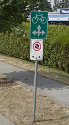 The South Fraser Blog: Cycling Signage in the Township