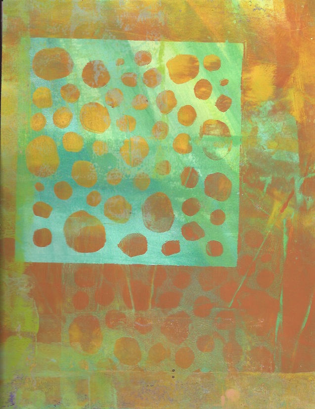 Mail me some art: painted papers - part 2