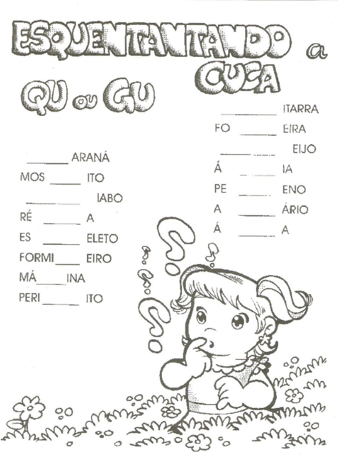 Cantinho de Atividades Escolares Profª Alexandra: Atividades P/B-F/V-T ...