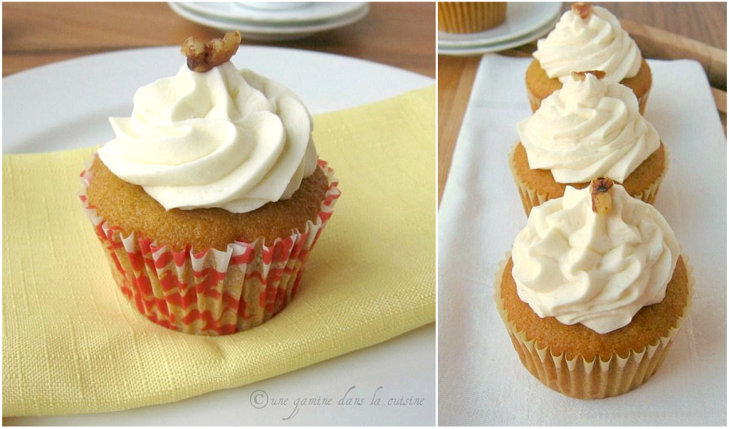 une gamine dans la cuisine: Butternut Squash Cupcakes with White ...