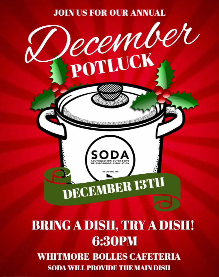 SODA Dearborn: SODA December Potluck