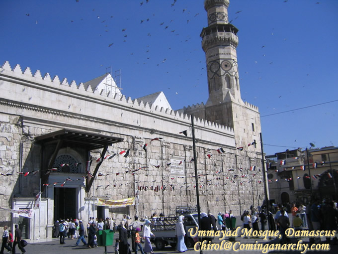 "Menara Isa" Tempat turunnya Nabi Isa di Masjid Jami' Damsyik, Syria ...