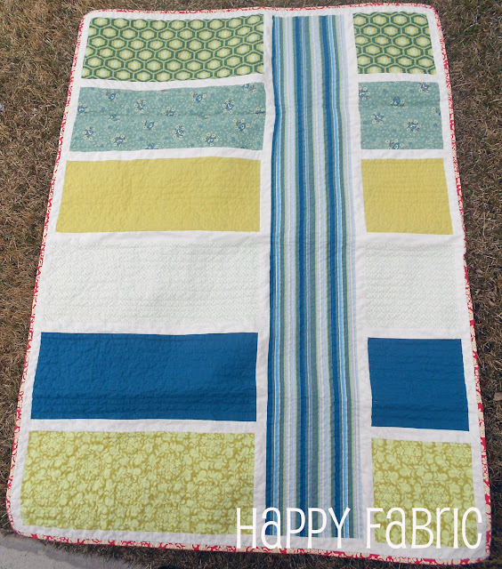 Happy Fabric: Colorblock Quilt!