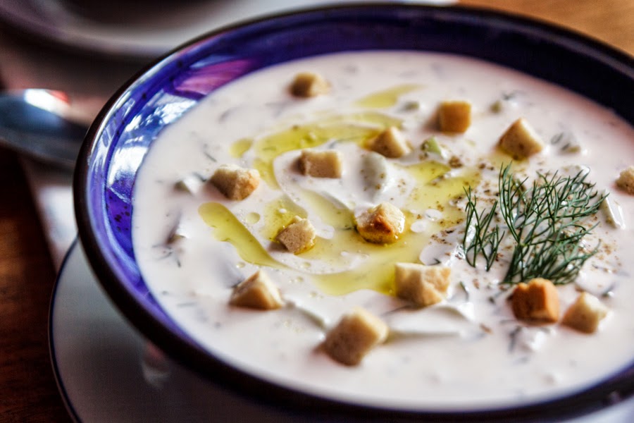 Cold cucumber soup (tarator) | Polish Your Spoon!