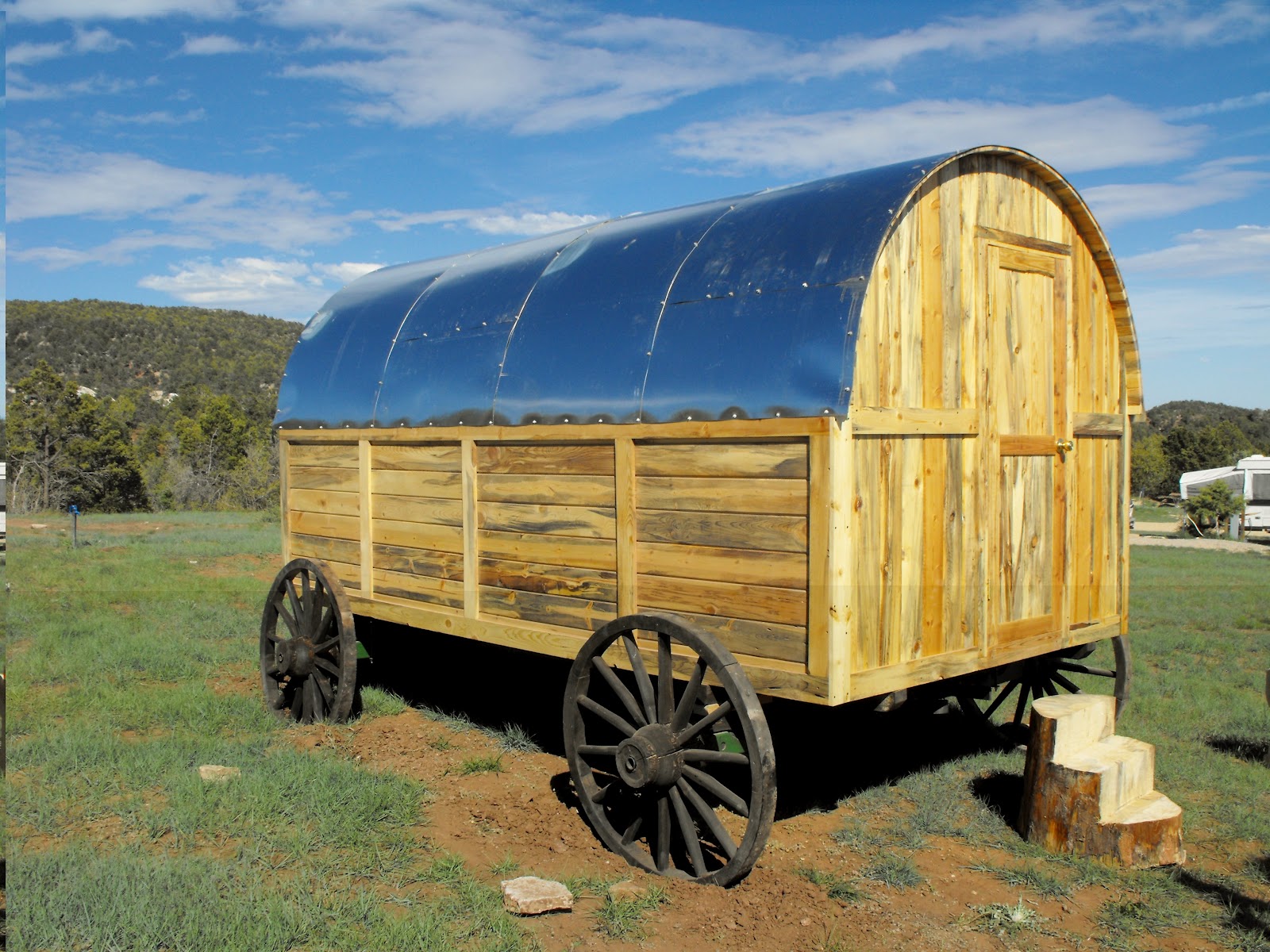 The Black Bear Town: Sheepwagon