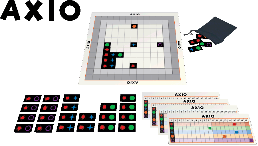 Dream With Board Games: AXIO - Ediciones MasQueOca