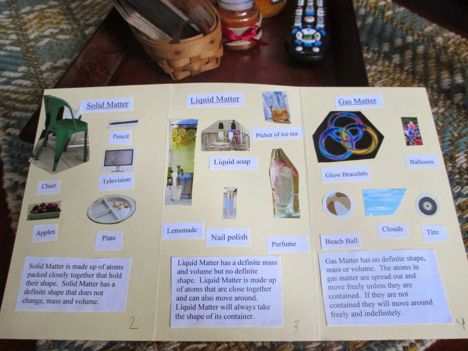 Fabulous in Fifth!: Scientific Saturdays: States of Matter Brochures