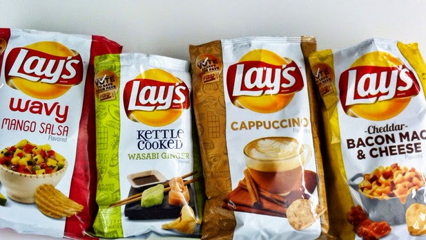 Krinkle Cut Potato Chips: Maple Syrup Bacon Lays Chips