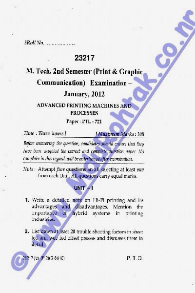 Advanced Printing Machines and Processes - December 2012 - Mtech ...