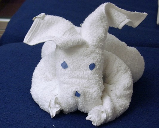 towel animal origami ~ simple origami for kids
