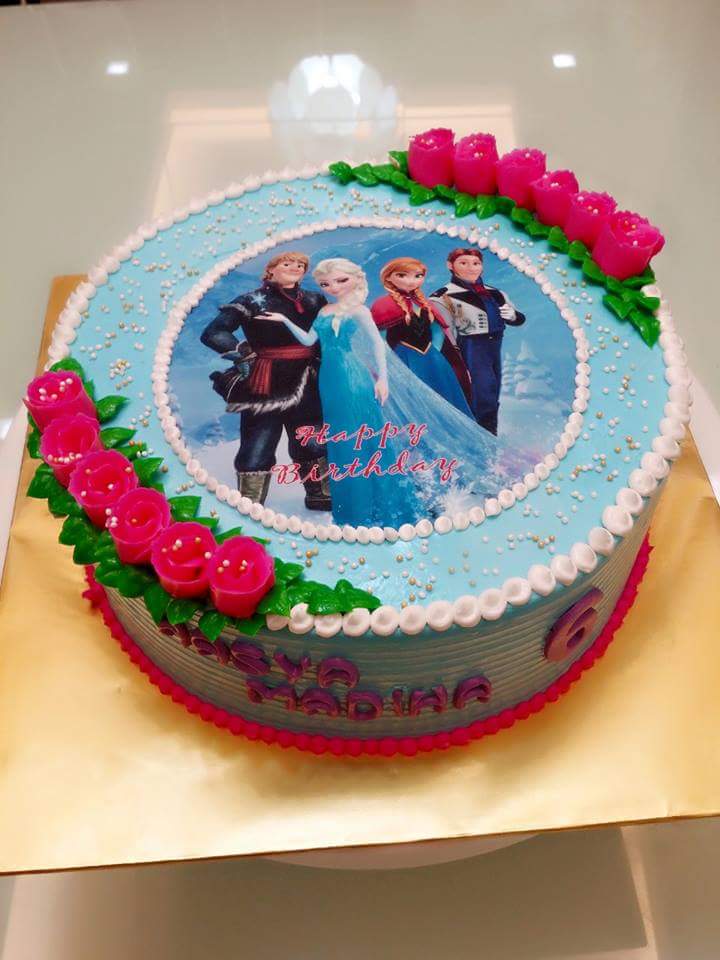 Zielicious Homemade Cakes: Kek Frozen - Homemade cake untuk tempahan ...