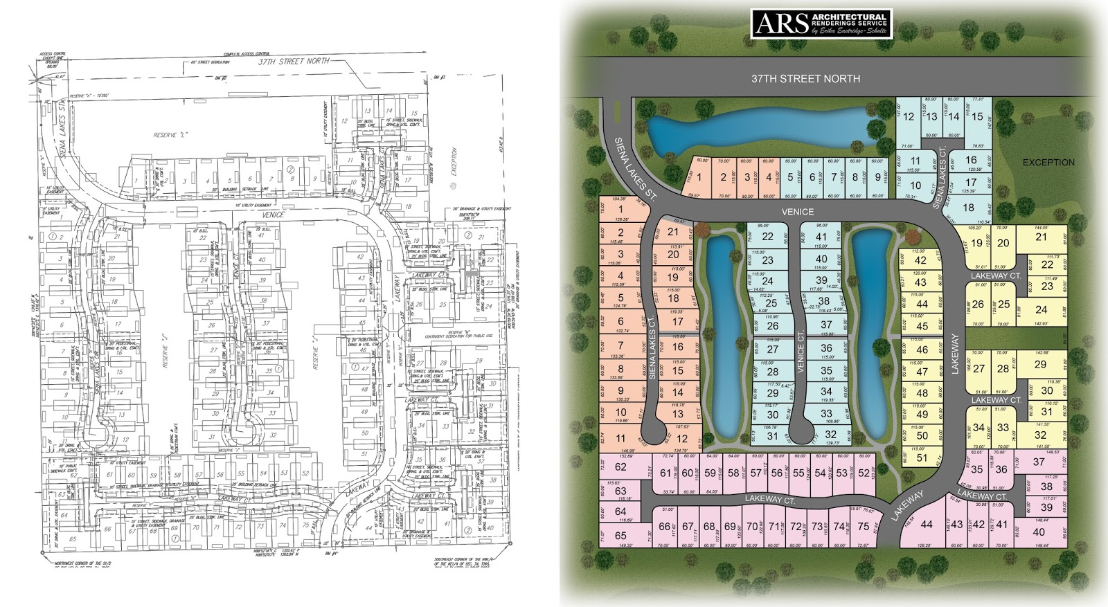 2D & 3D Architectural Renderings : Master Plan Rendering