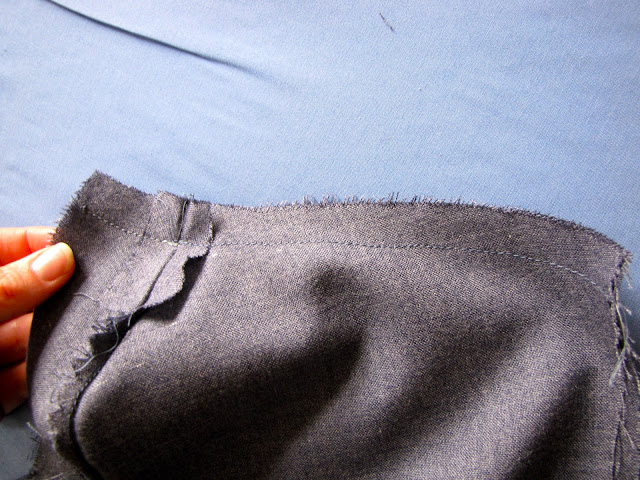 Of Dreams and Seams: The 1938 Dress: Tutorial Built-up Neckline