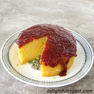 Delightful Repast: Steamed Jam Sponge Pudding - A British Classic