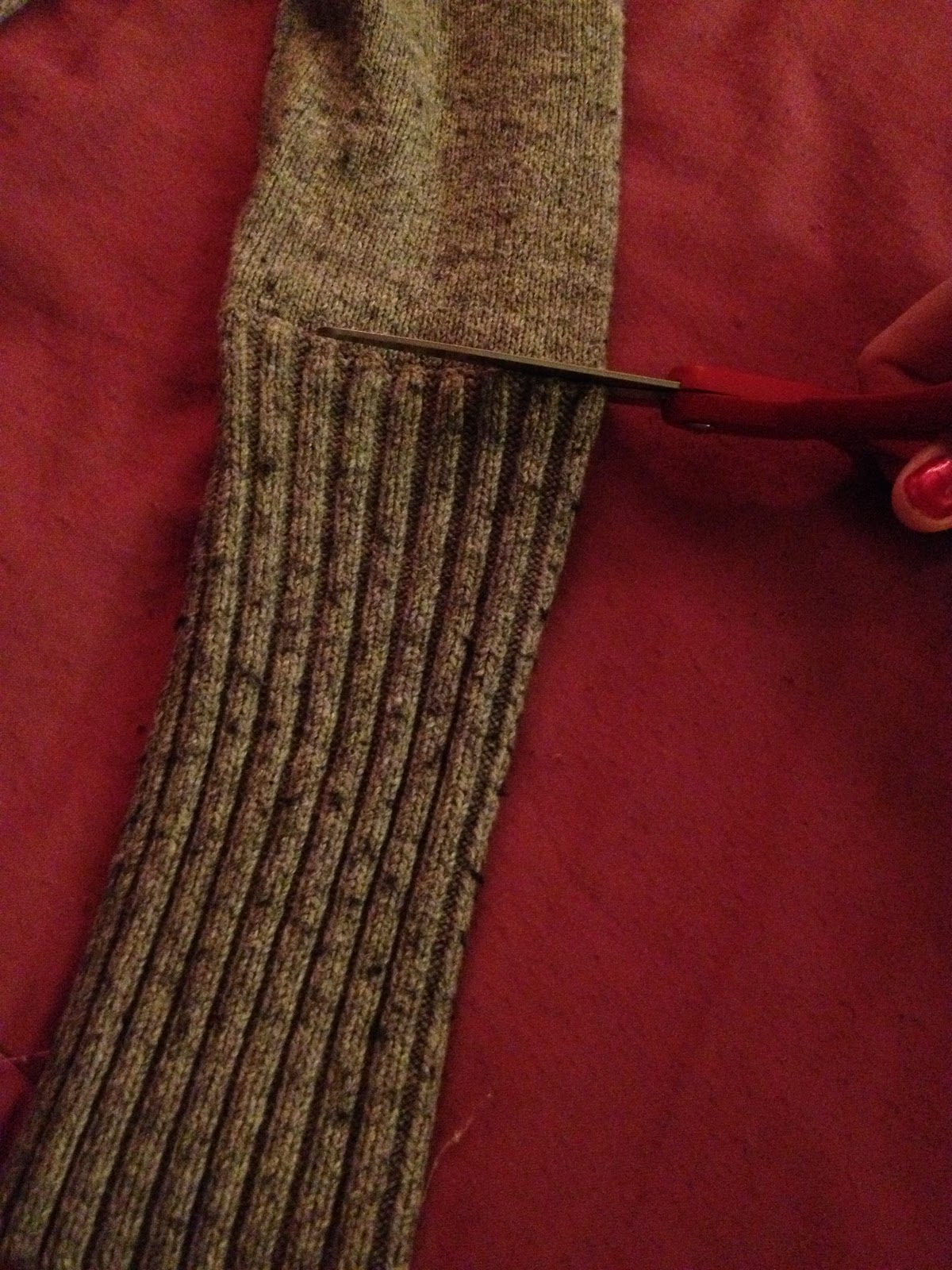 Make It Work Sam: Upcycled Sweater Socks