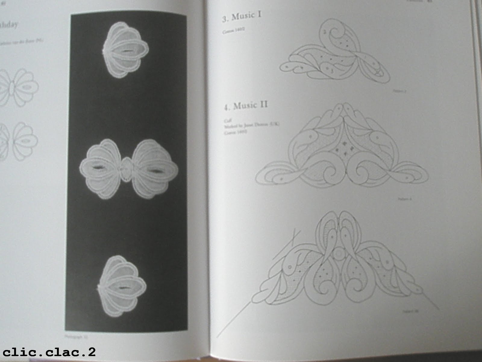 clic.clac.2: 1. dutch bobbin lace patterns - yvonne scheele-kerkhof