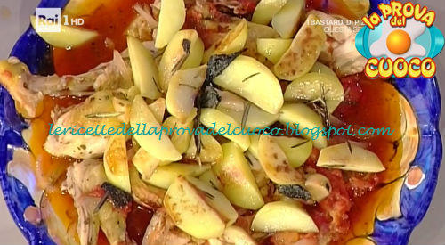 Pollo alla cacciatora con patate a modo mio ricetta Alessandra Spisni ...