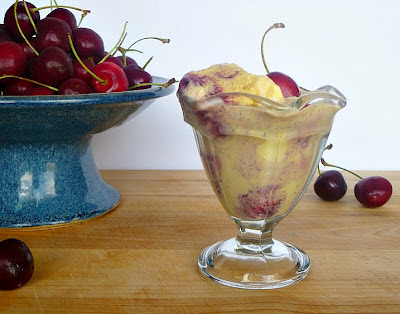 Vanilla Clouds and Lemon Drops: Cherry Ripple Ice Cream