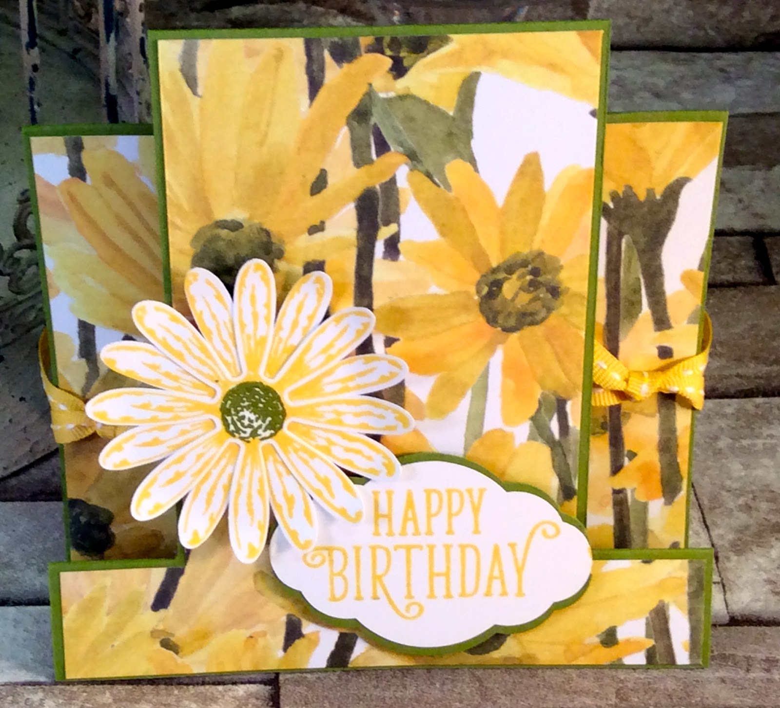 KraftingK: Fancy Fold and Daisy Delight Designer Paper
