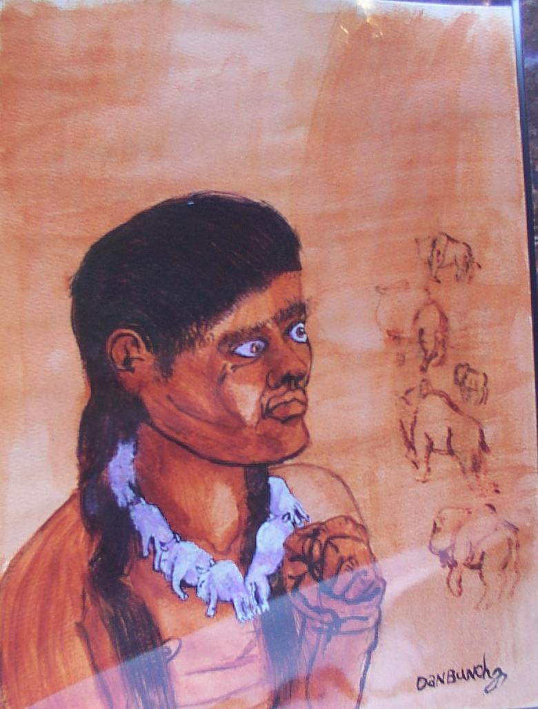 ART OF DAN BUNCH: "Primitive" Western Art of Dan Bunch