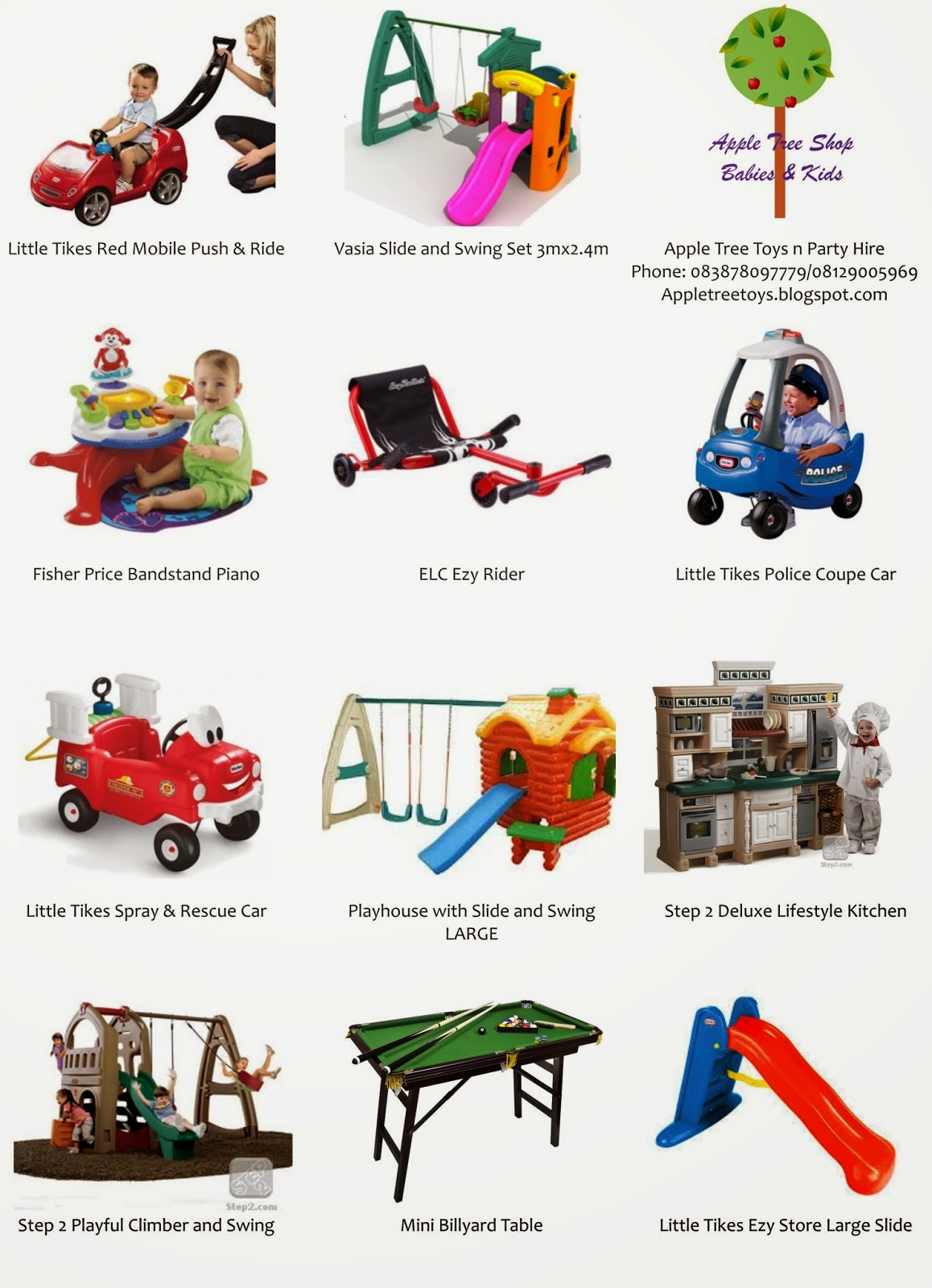 Sewa Mainan dan Kids Corner Jakarta: Product