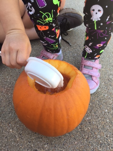 Pumpkin Volcano Science Experiment | Hillary's Teaching Adventures
